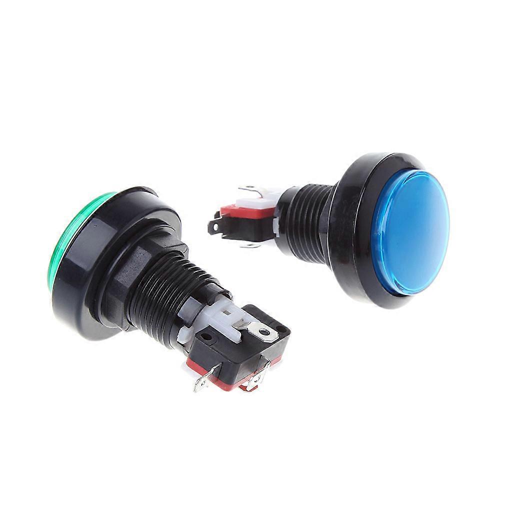 Arcade Round Shape LED Illuminated Push Button Micro Switch For Arcade ...