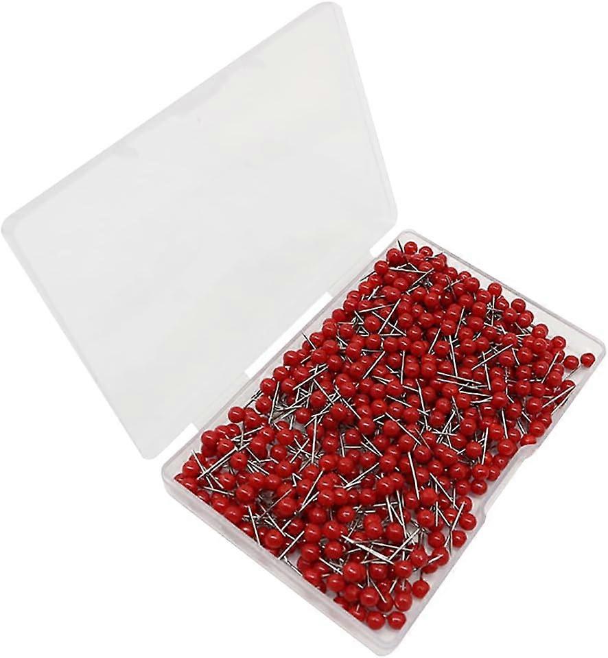 500 Pcs Plastic Round Head Push Pins Travel Map Push Pins Crafting ...