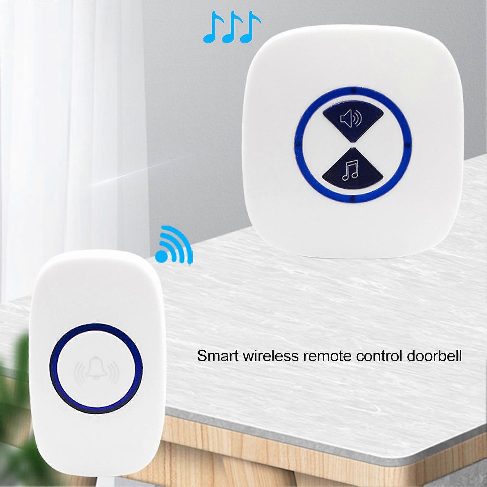 SSRGV Remote Control Doorbell Long Range 100V to 250V 433MHZ Stable ...