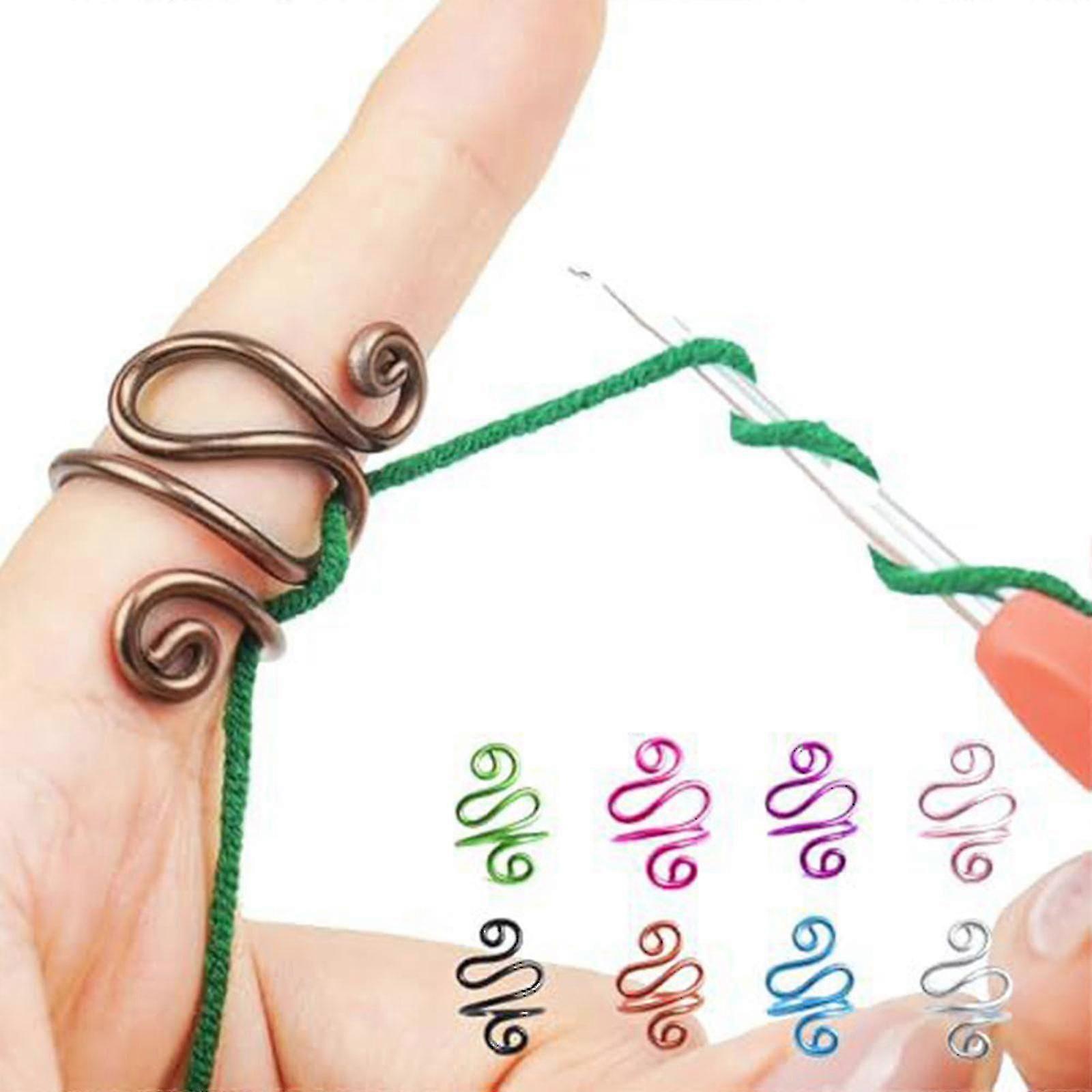 HAndmade Crochet Tension Ring Lefties & Righties Yarn Tension Control ...