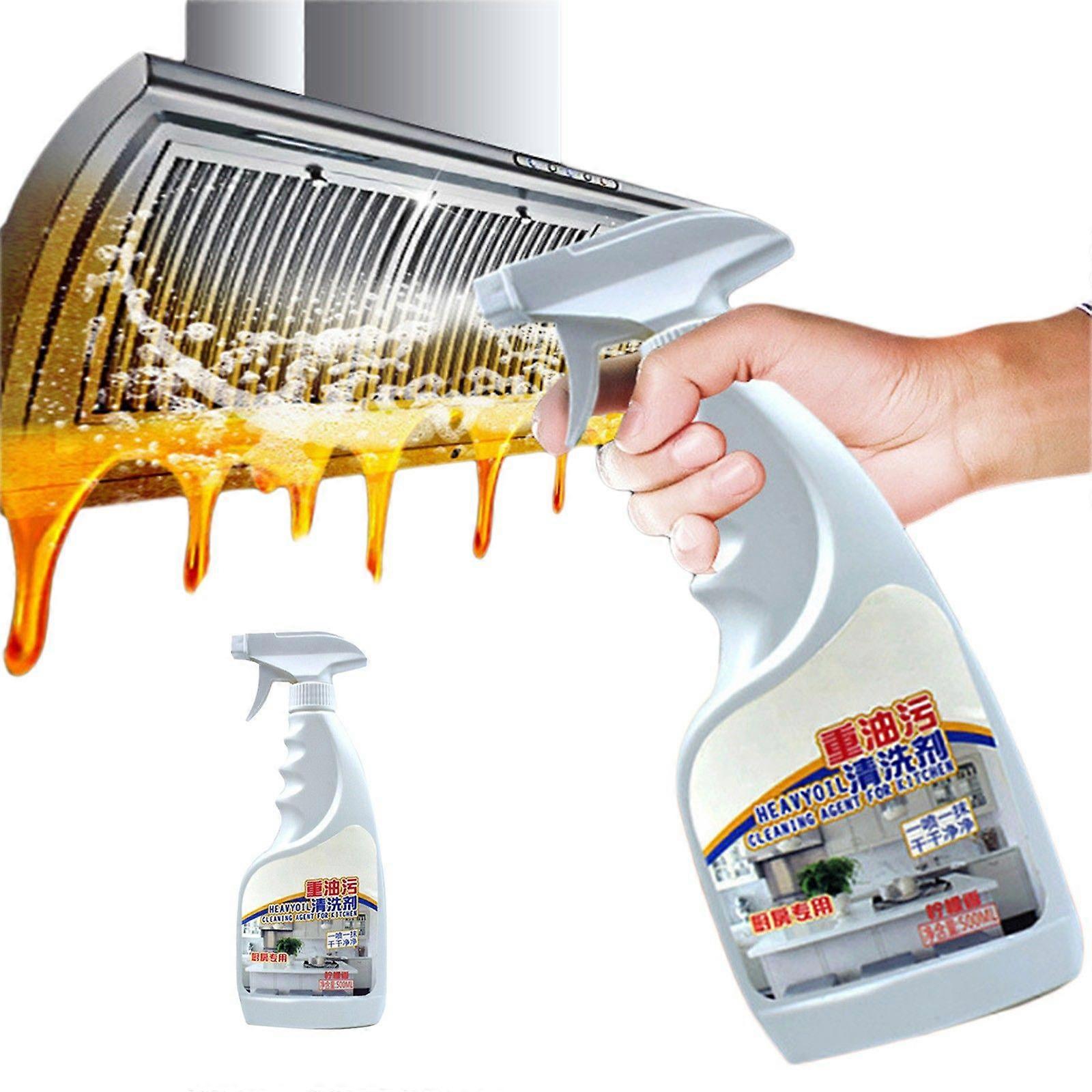 Kitchen Degreaser Cleaner Heavy Duty Cleaner Degreaser Spray Cuts Through Tough Grease Oil Grime ...