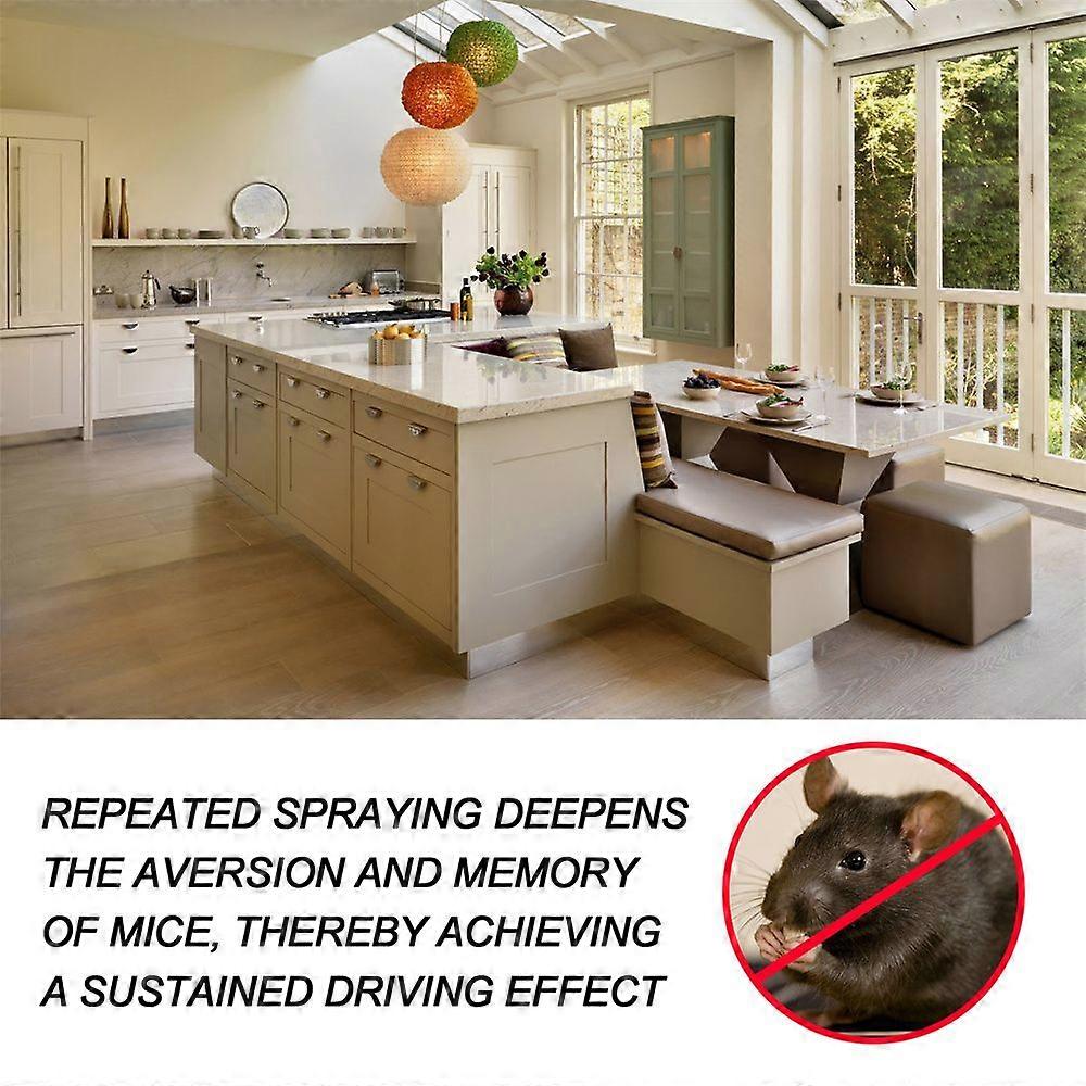 2Pcs Car Mouse Control Spray Plant-Based Formula Mouse Repellent ...
