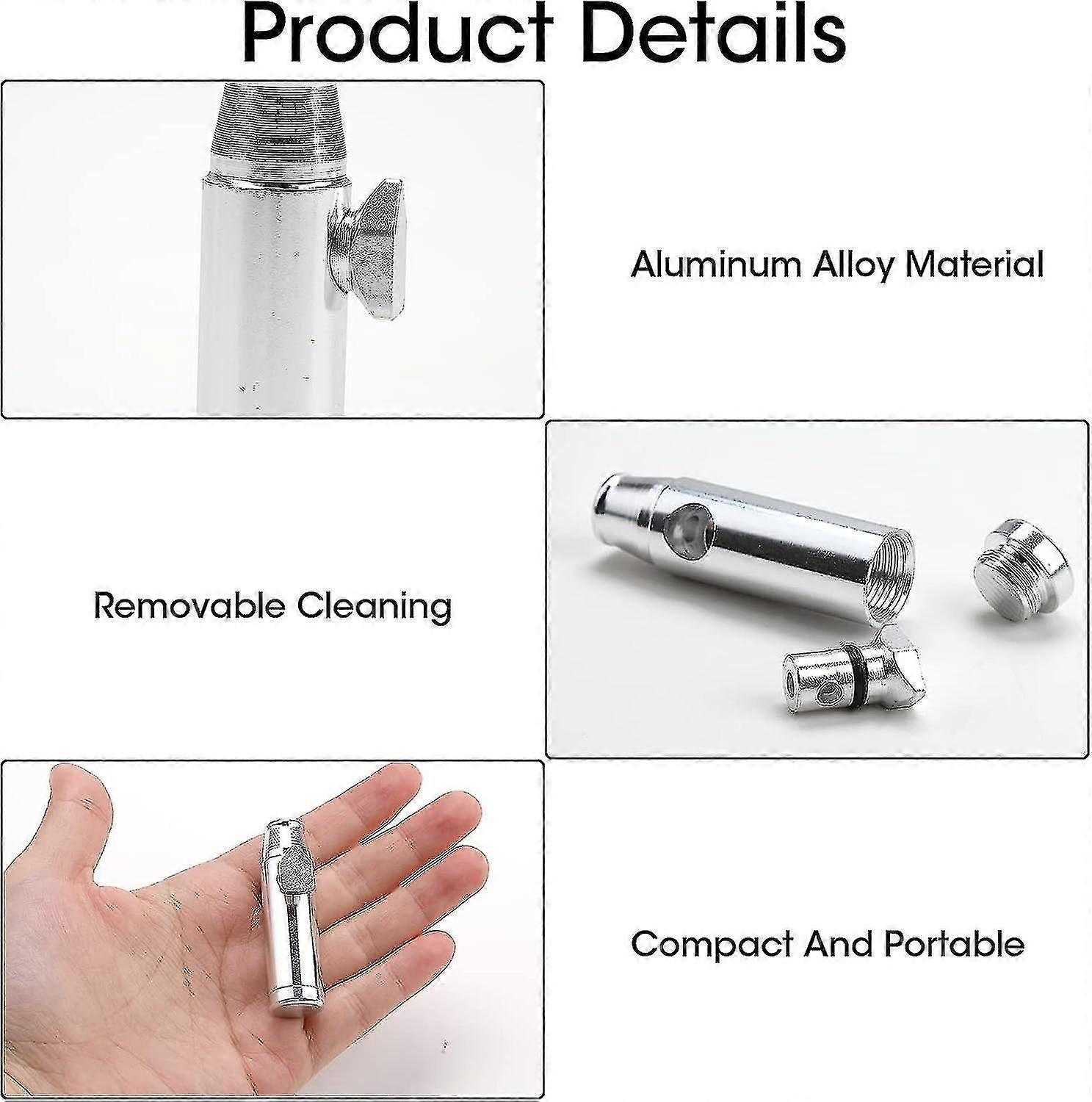 Dispenser Dispenser Aluminum Sniff Snuff Bottle Bullet Discreet And ...