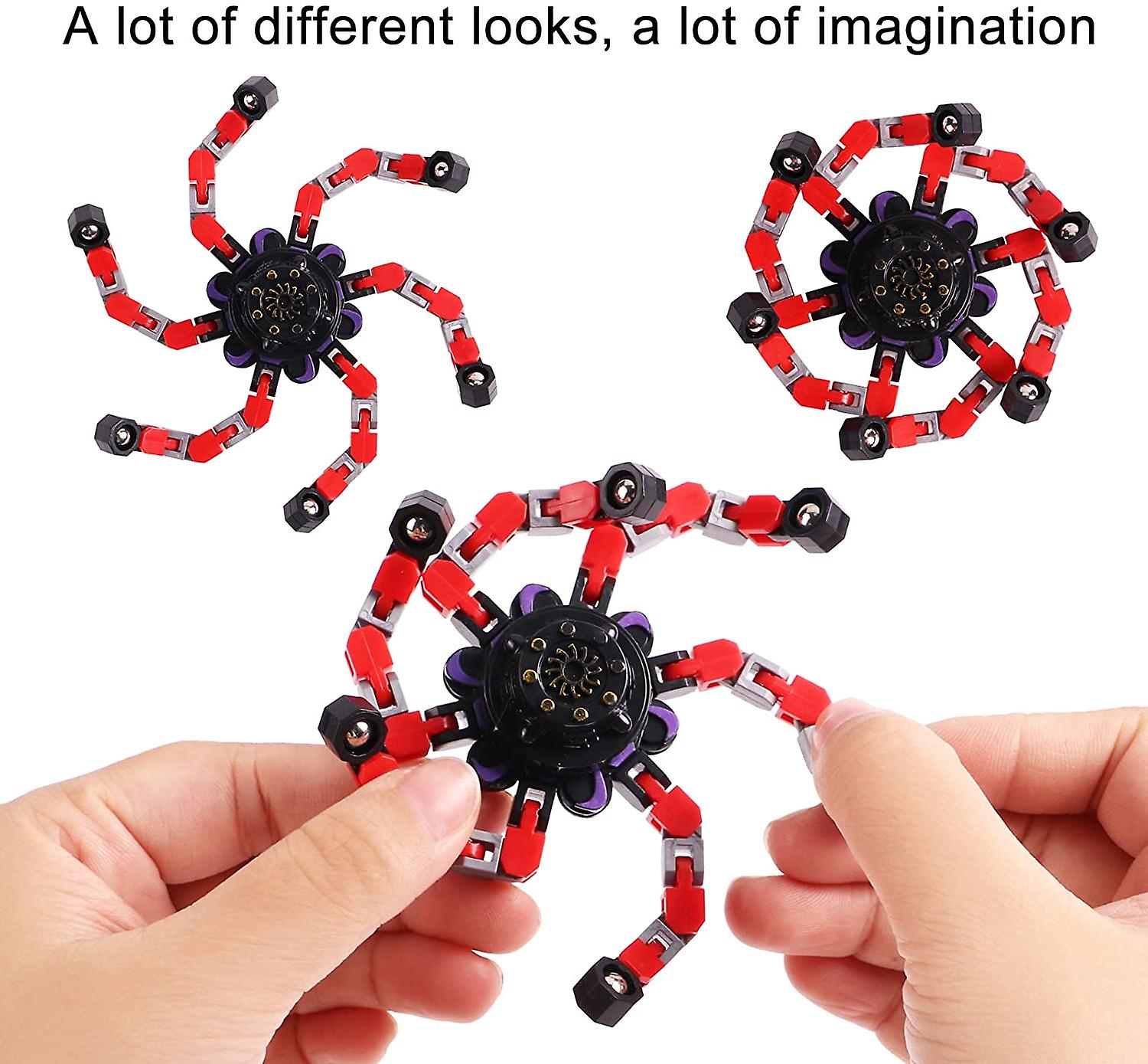 Finger Hand Spinner Leksak Spinning Top Focus Leksak med transformerbar ...