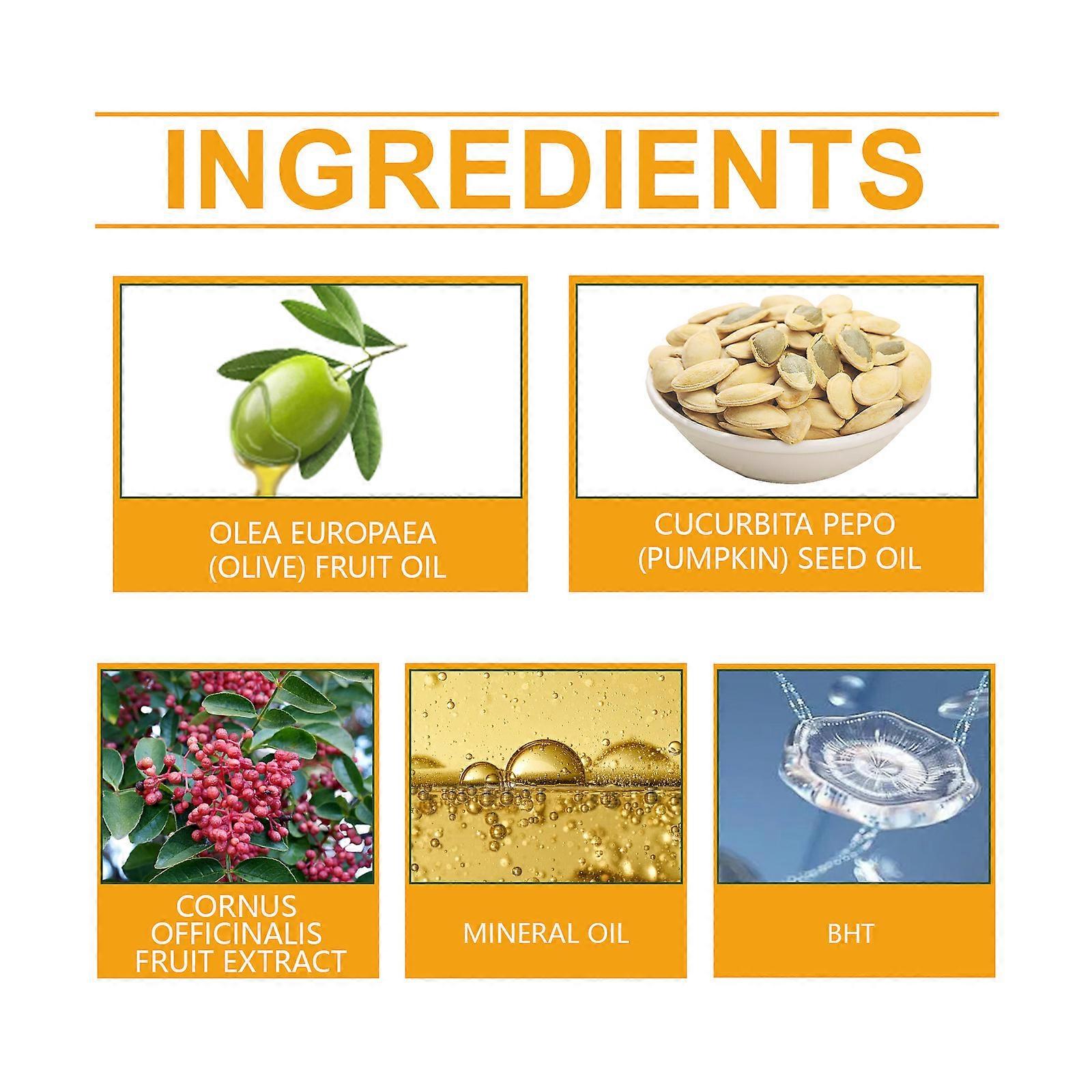 Pumpkin Seed Hair Care Essential Oil, Bright And Supple, Improves Hair, Nourishes Hair Follicles ...