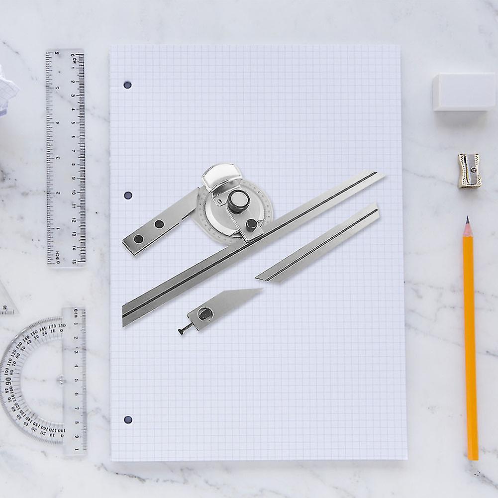 360 Degree Steel Universal Bevel Protractor Angle Finder Measuring ...