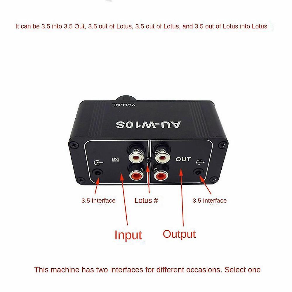 3.5mm Rca Lotus Interface Stereo Channel Volume Adjustment Music Sound ...