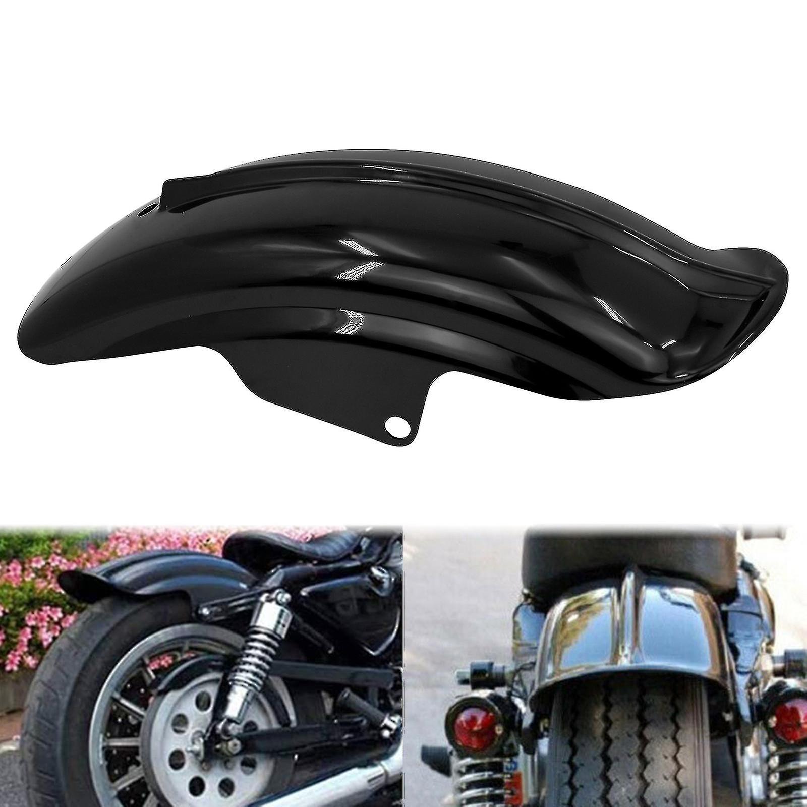 Motorcycle Rear Mudguard Fender Black Fender Compatible Harley ...