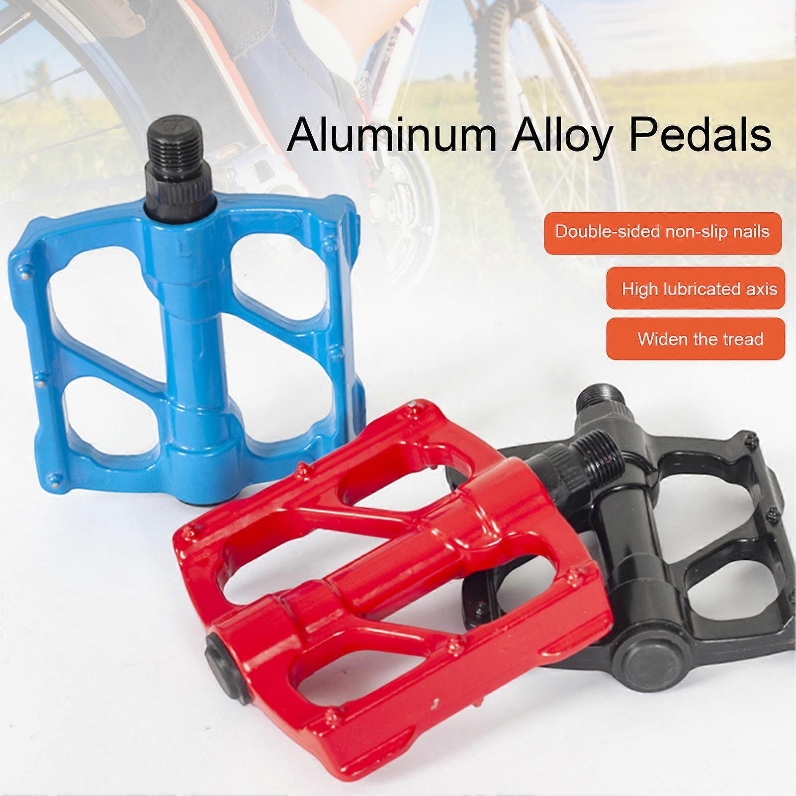 1 Pair Bike Pedals High Strength Hollow-out Design Wide Compatibility 3 Sealed Bearings Bicycle ...