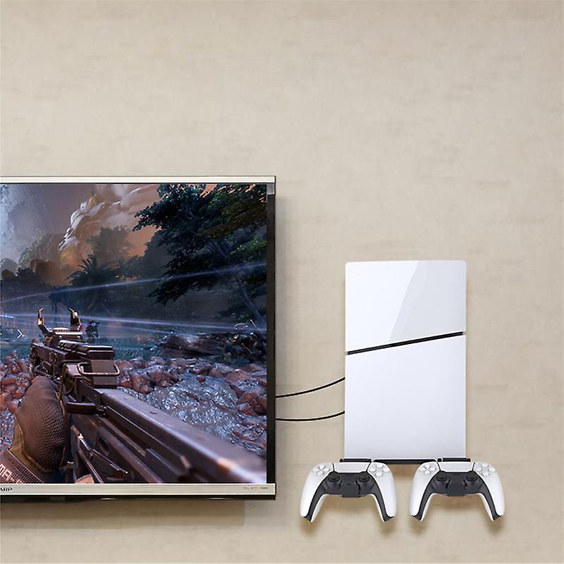 For PS5 Slim Holder Wall Mount Brackets Kit PlayStation 5 Storage Stand ...