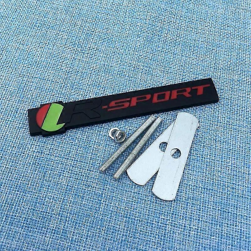 3d Metal Black Car Front Grill Fender R Sport Emblem Badge Logo Sticker ...