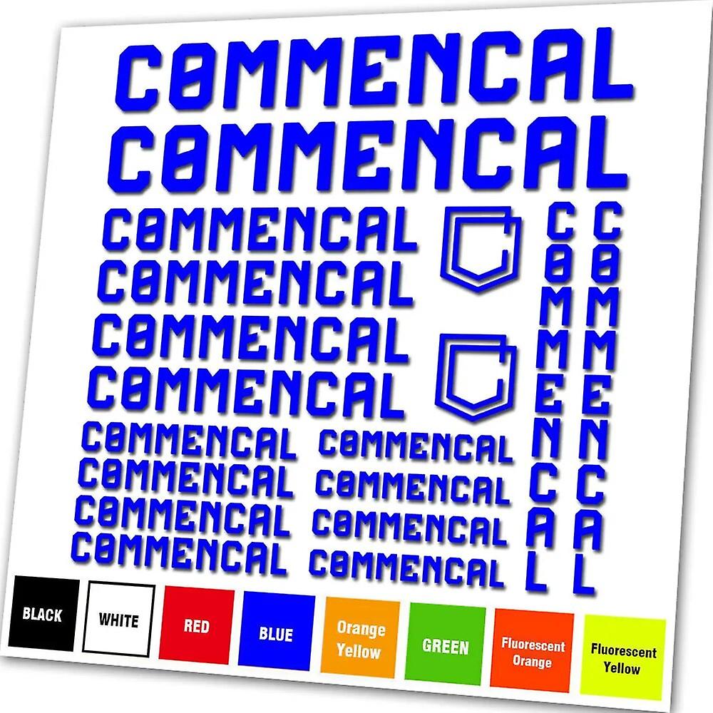 Kit PVC Sheet for Commencal Picture Stickers Decals Compatible Bike ...