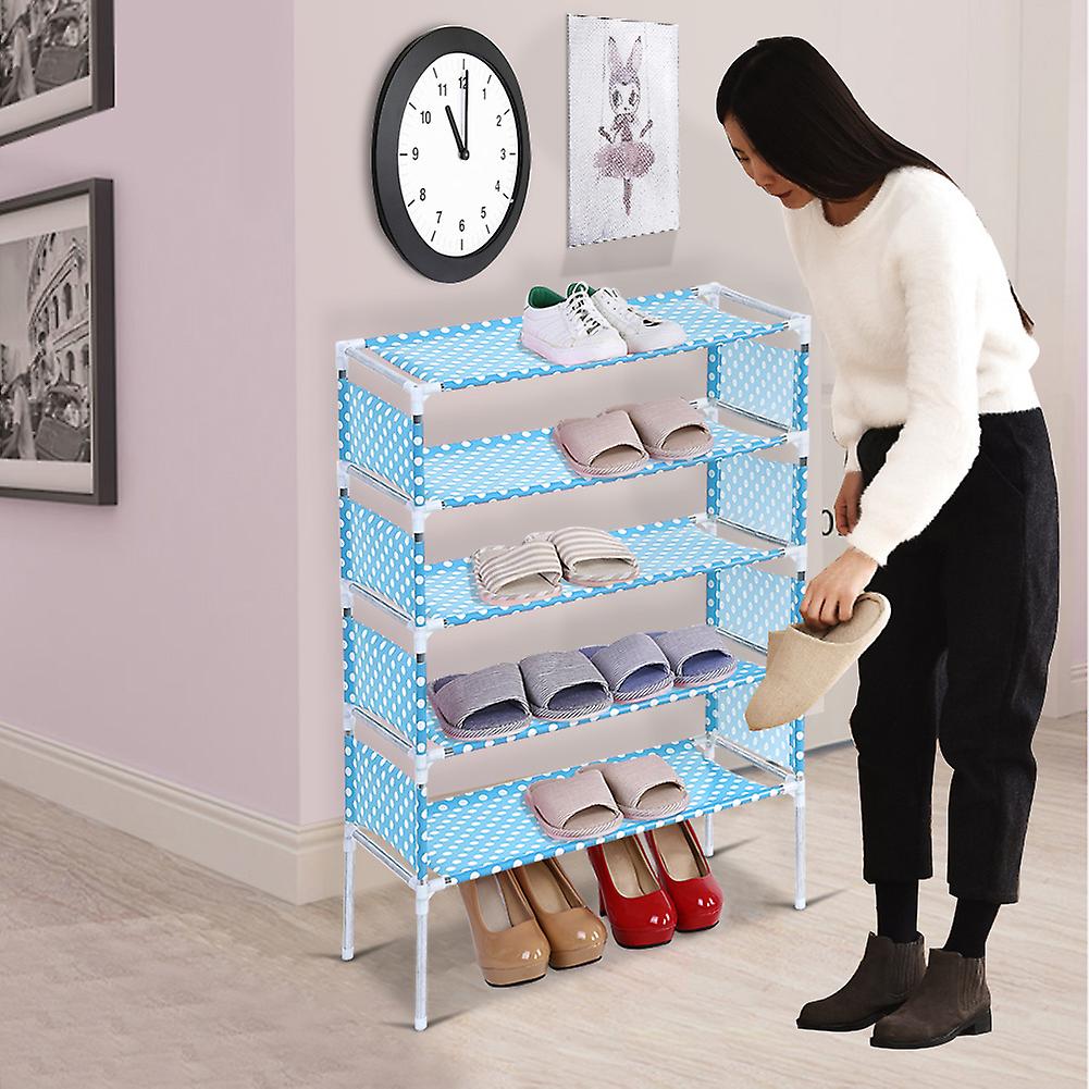 3\/4\/5\/6 Tiers Easy Assembly Shoe Rack Shoes Storage Shelf Cabinet ...