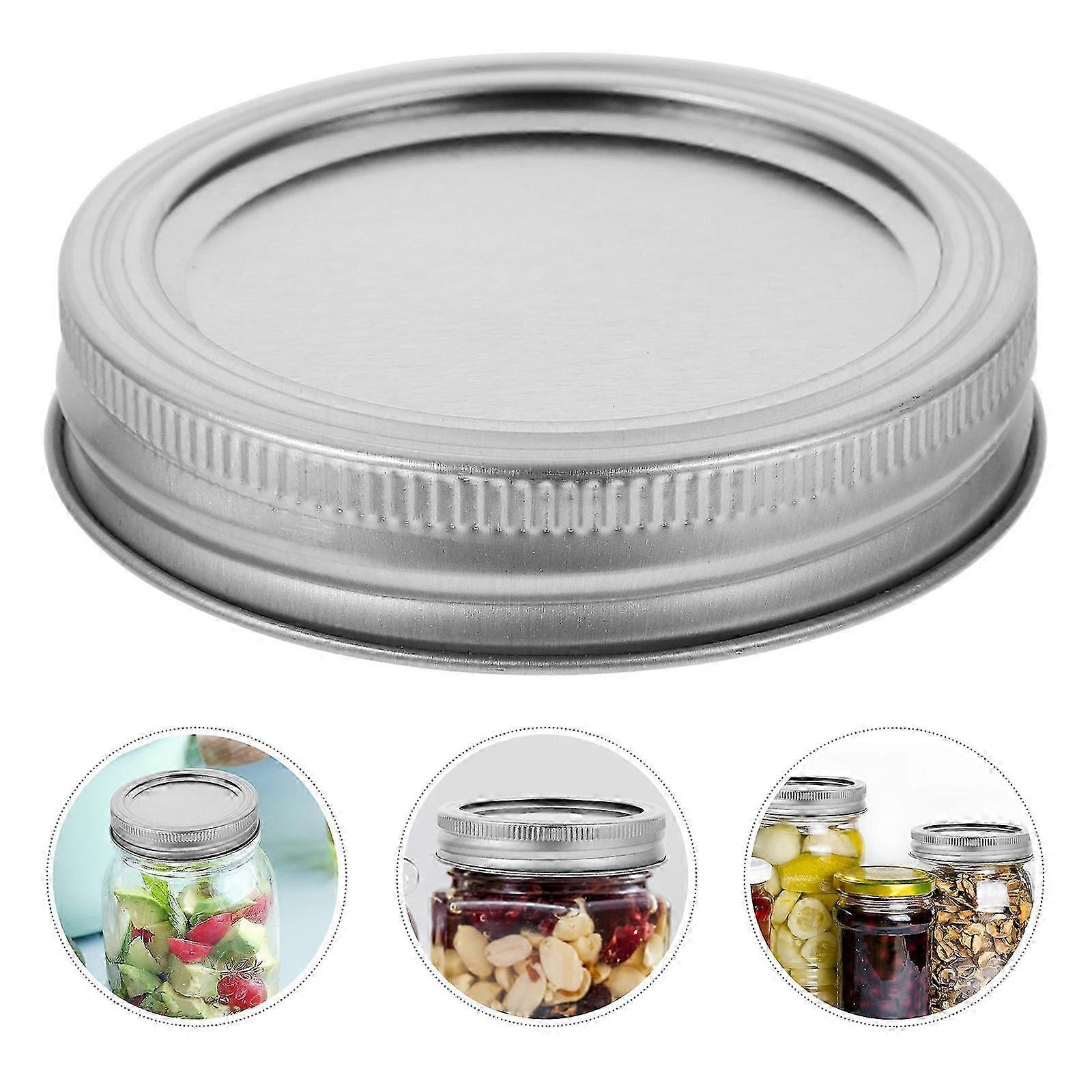 12 Set Of Wide Mouth Canning Lids With Rings Mason Jar Lids Set Mason ...