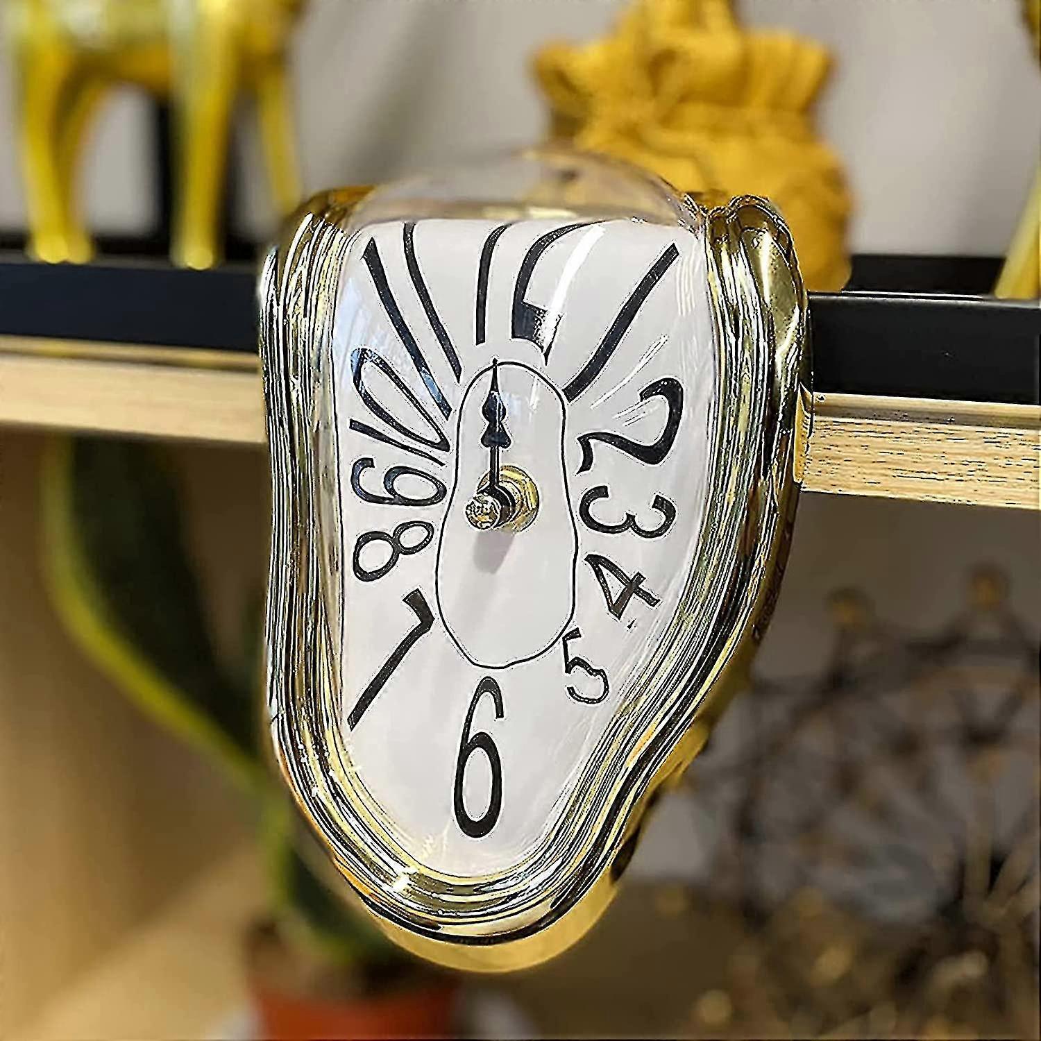 Melt Twist Wall Clock 7 Inch Surreal Salvador Dali Melt Clock | Fruugo UK