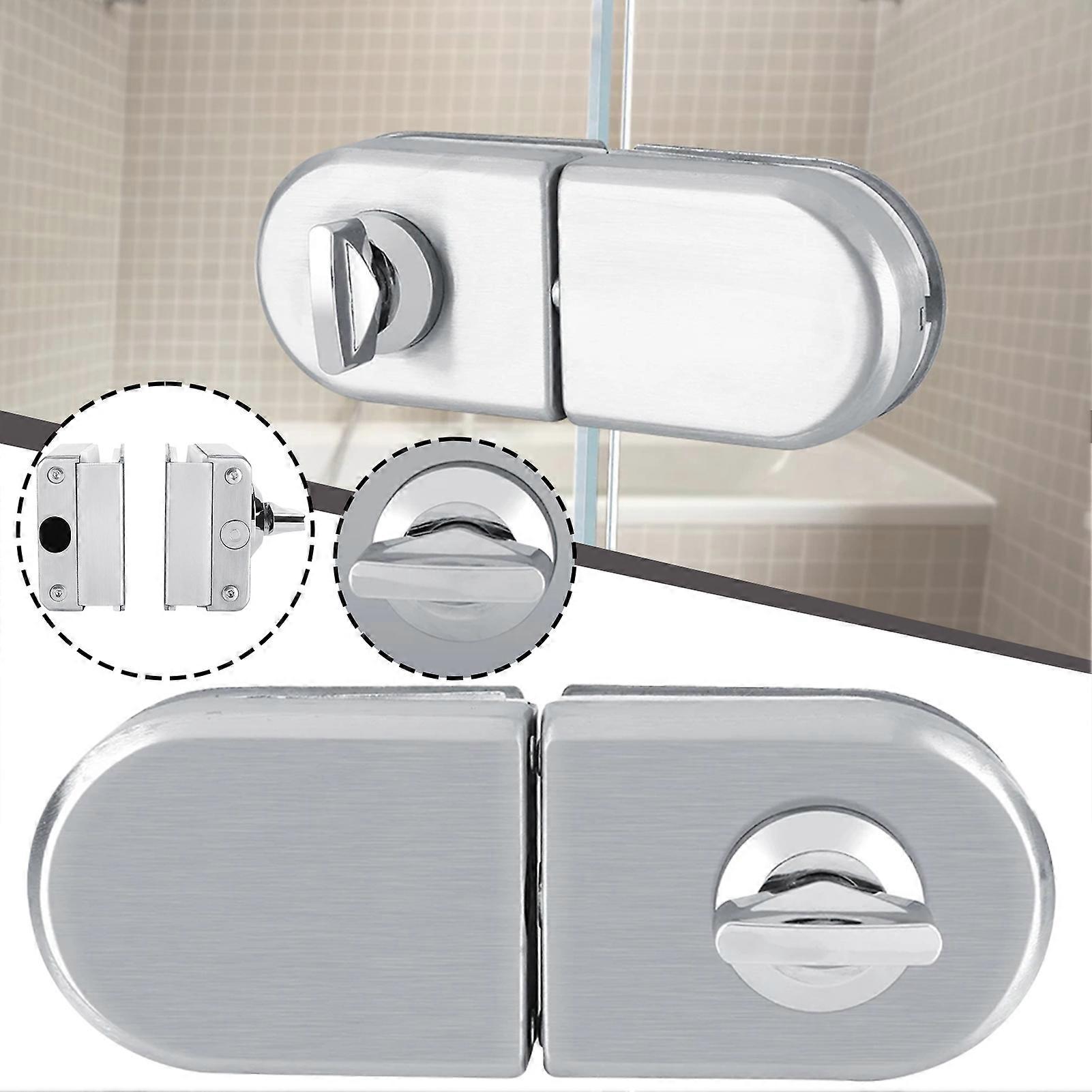 Glass Door Lock Two Side Simple Installation Double Door Glass Lock for ...