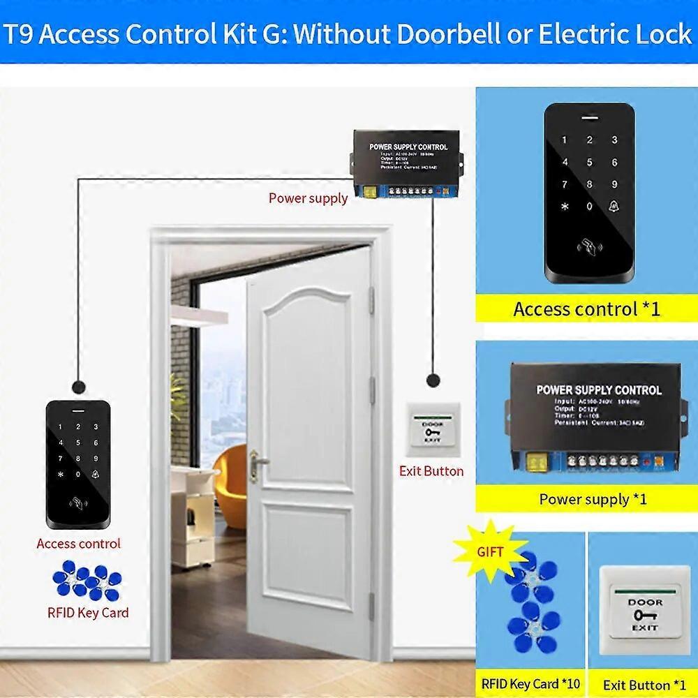 Outdoor Motor Garage Door Opener Kit Backlight Touch Keypad Access ...