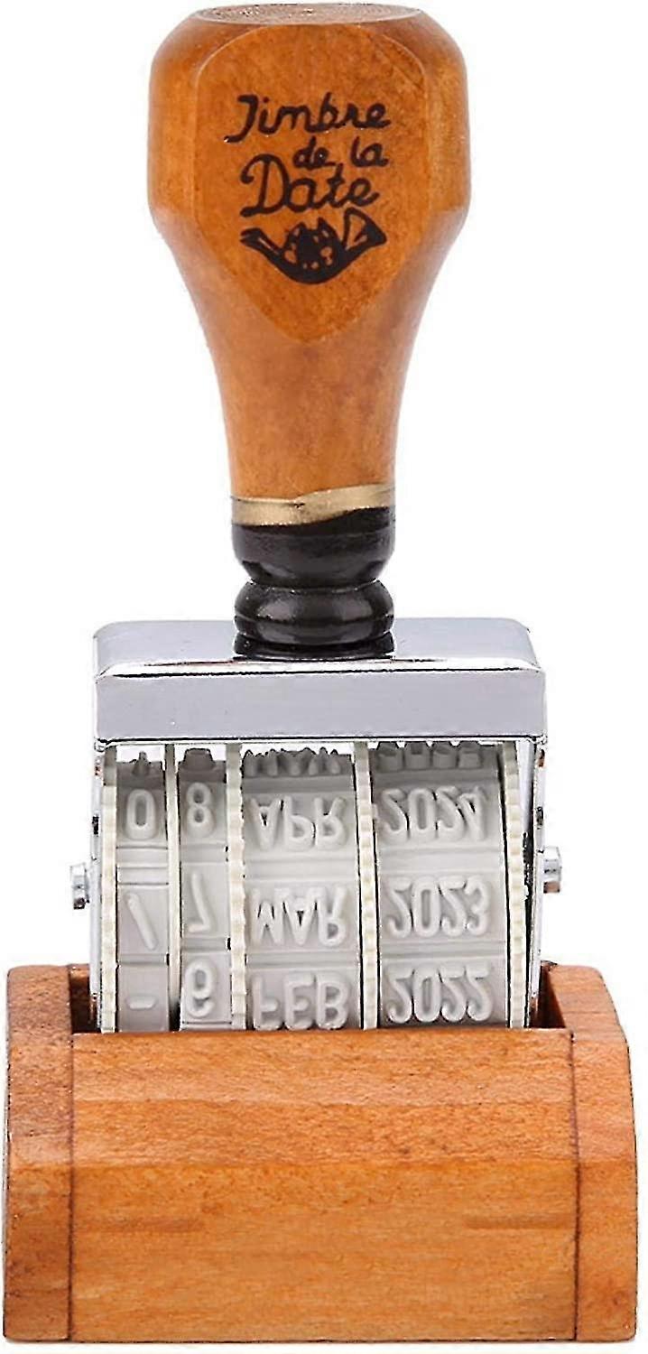 Egg Date Stamp Kit Wooden Date Stamp Diy Wooden Handle Date Digital ...