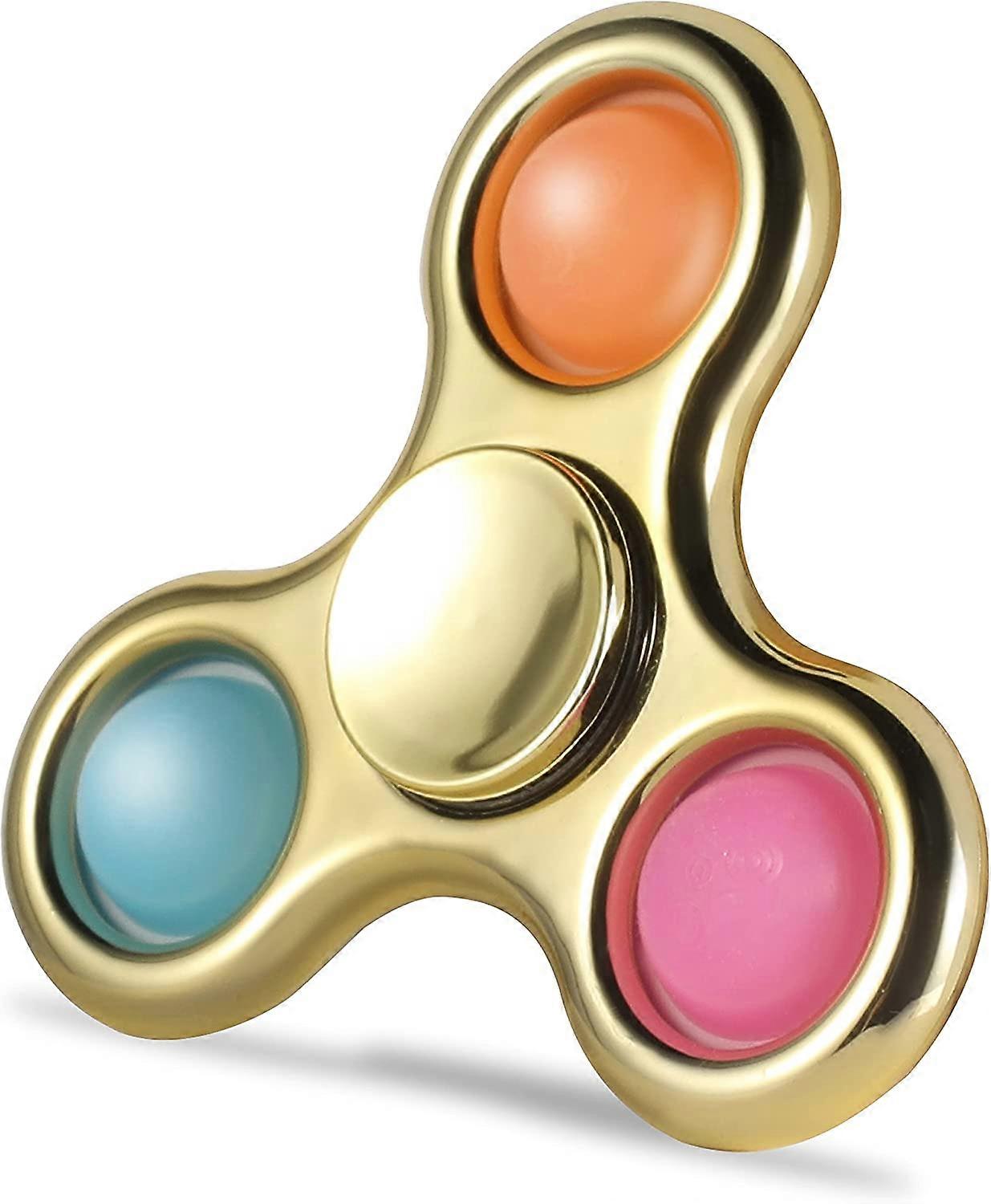 Pop Fidget Spinner, Simple Sensory Fidget Spinner Toy Push Pop Bubble ...