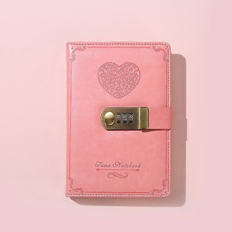 Diary With Lock For Girls - Leather Password Locking Journal Cute ...