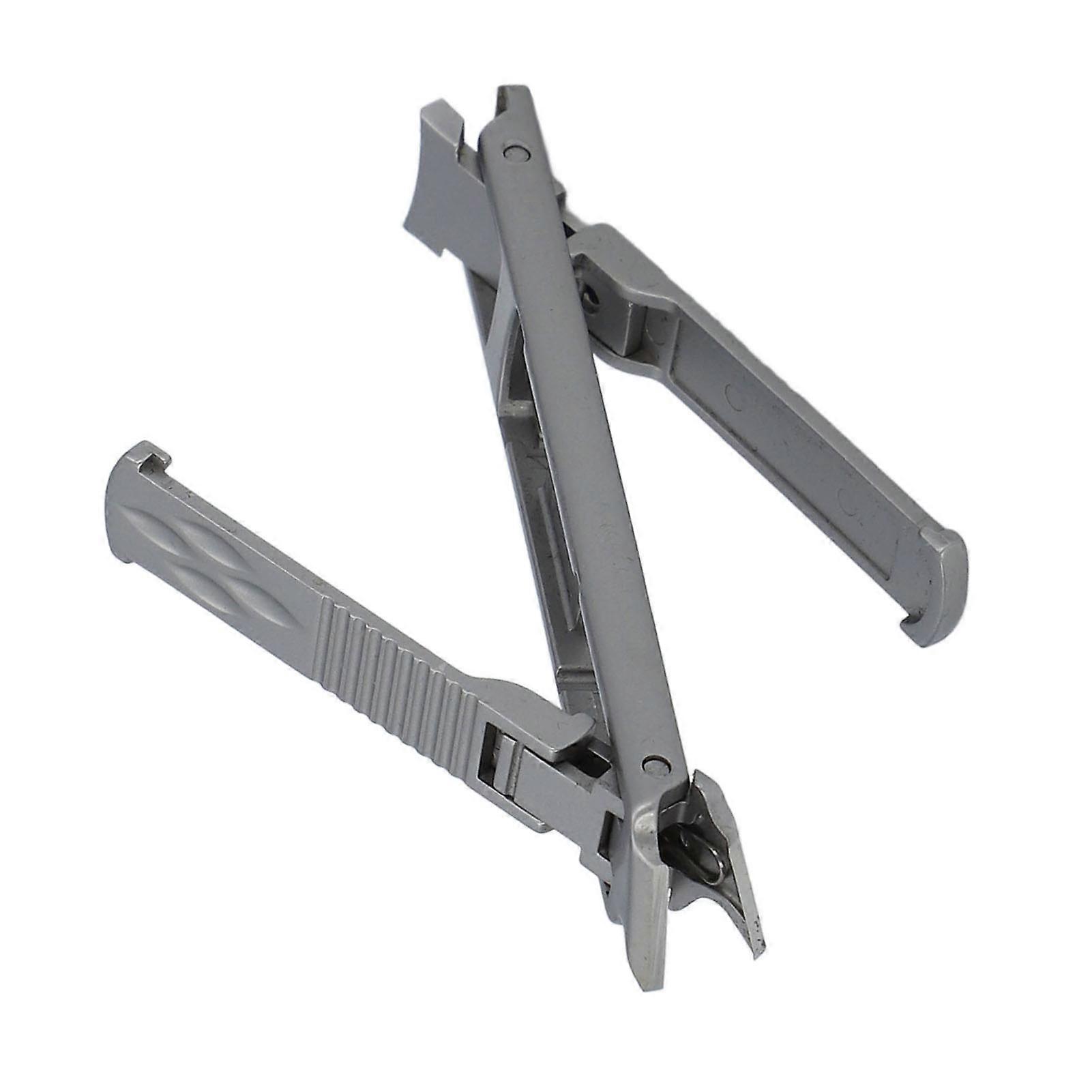 2pcs Double Ended Nail Clipper Foldable Stainless Steel Portable Ultra ...