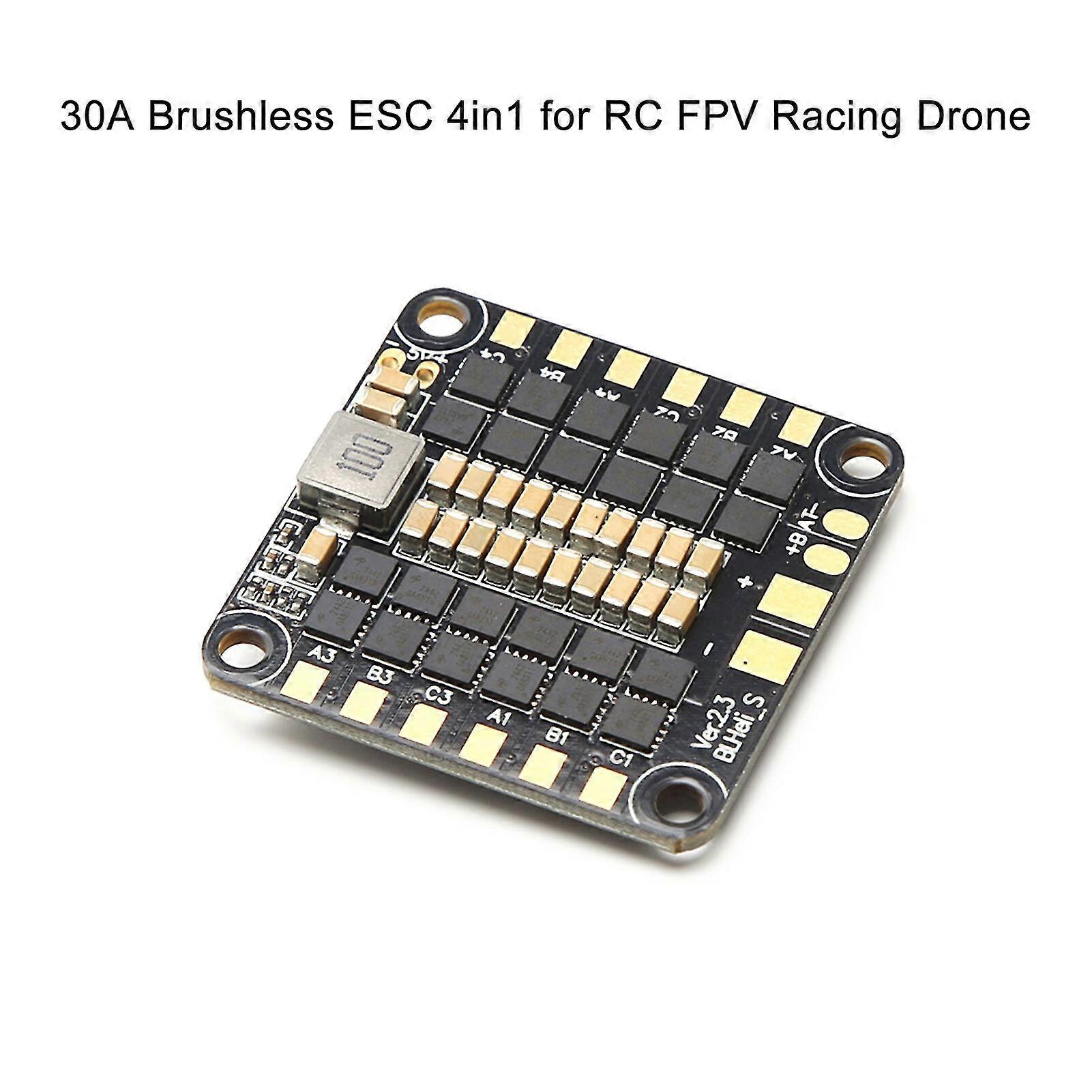 30a Brushless Esc 4in1 Brushless Esc 2-6s Support Dshot600 Blheli_s 2 ...