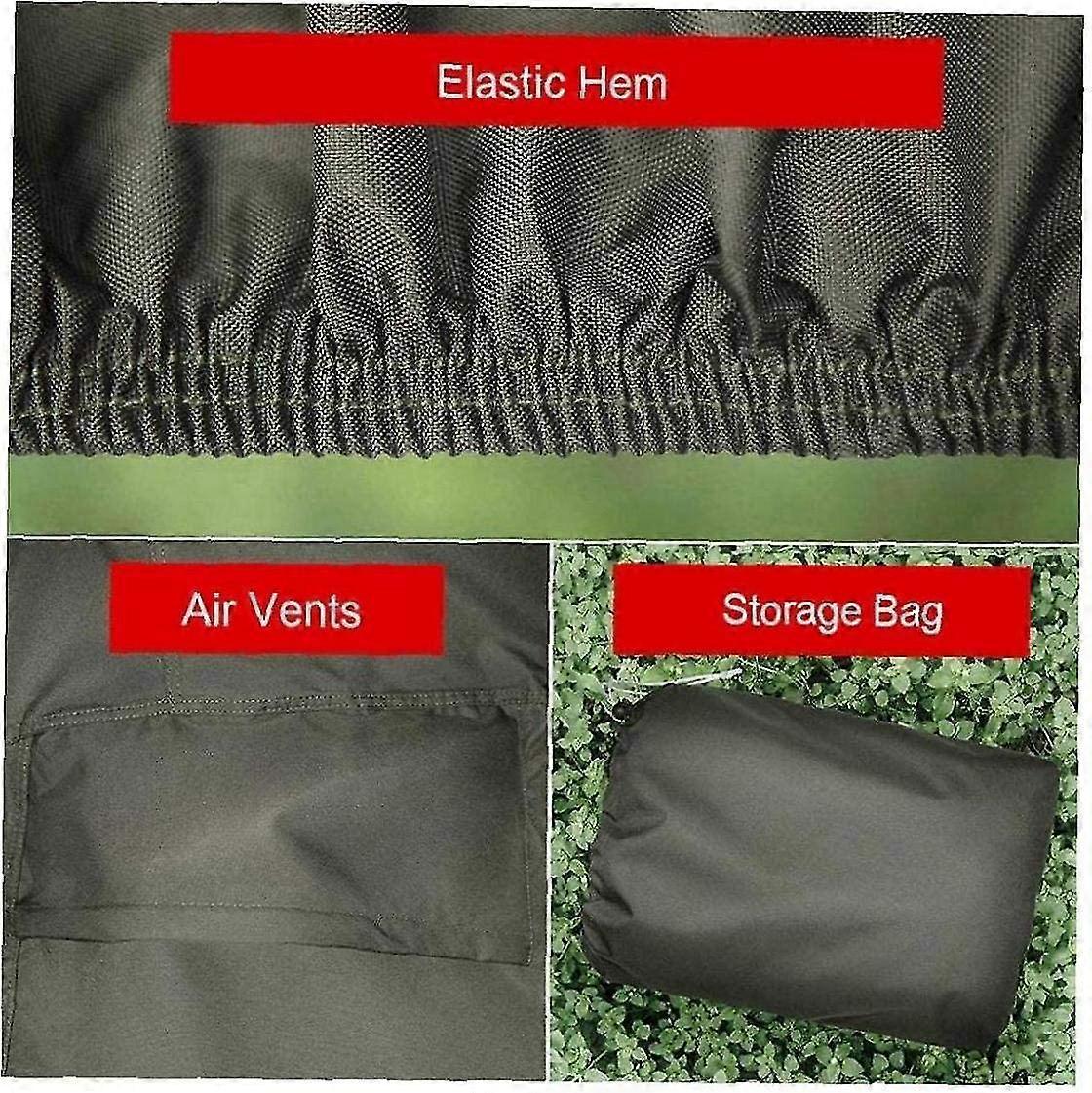 Riding Lawn Mower Cover, Heavy Duty Waterproof Uv Protection Tractor ...