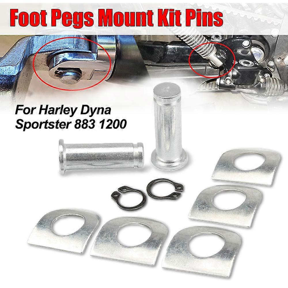 9pcs/Set Motorcycle Footpeg Foot Peg Rest Mount Bolt Pin Spring Washer ...