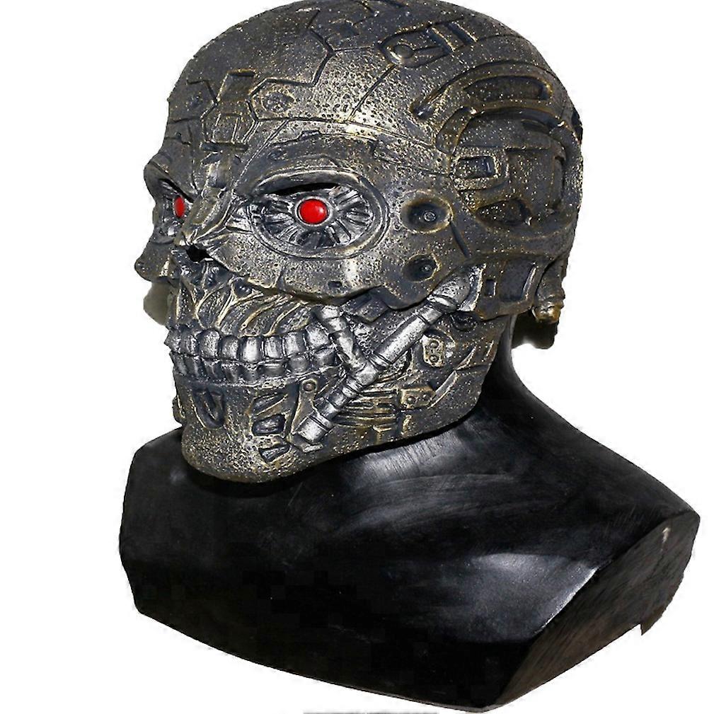 Terminator T800 Mask Latex Full Face Cover Halloween Cosplay Prop ...