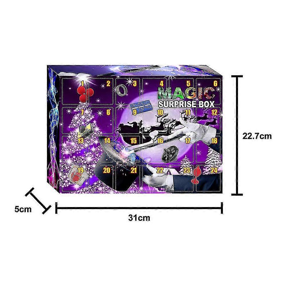 Magic Surprise Box Advent Calendar 2023 - Includes 24pcs Magic Tricks ...