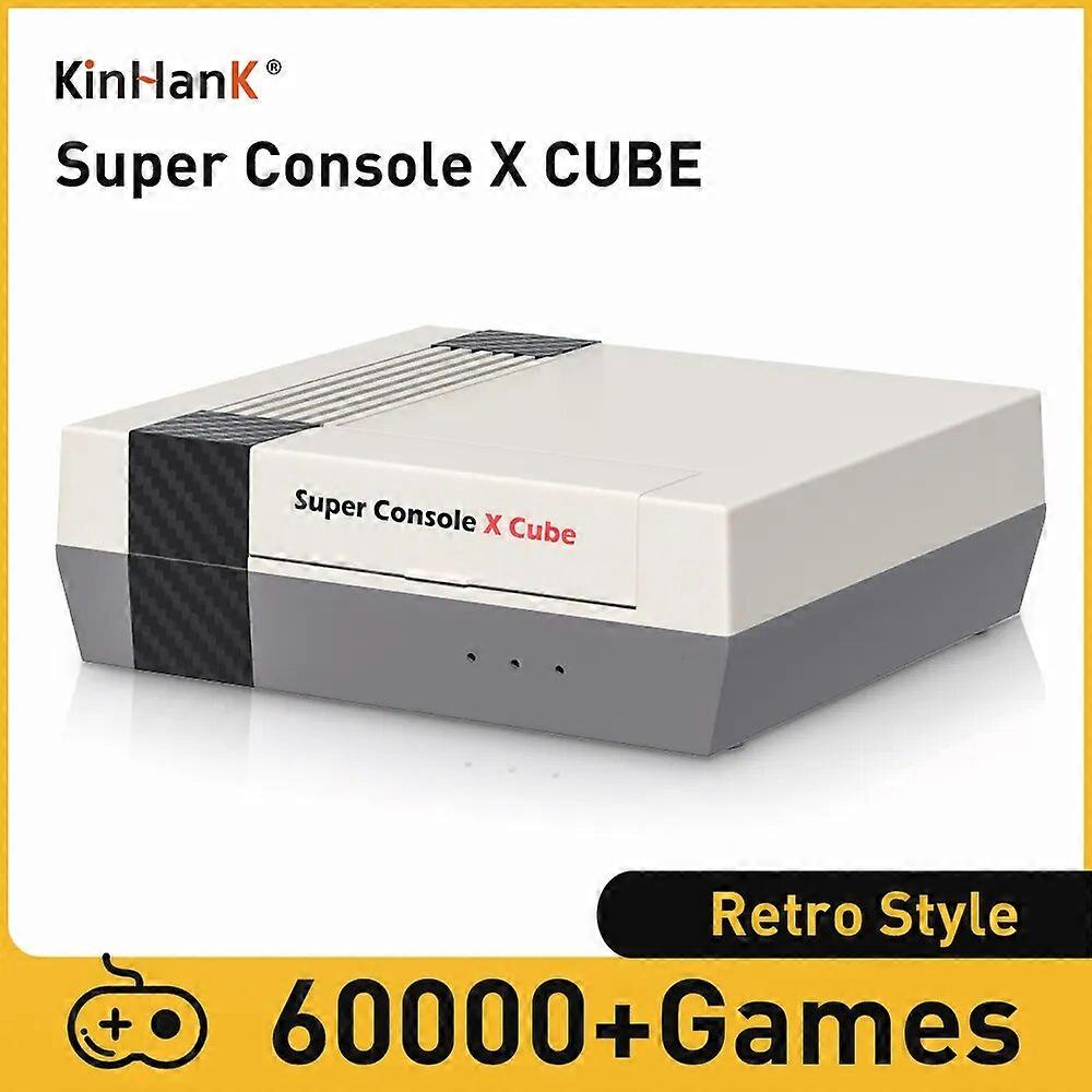 Super Console X Cube Retro Game Console Support 60000 videospil 70 emulatorer til ARCADE / DC ...