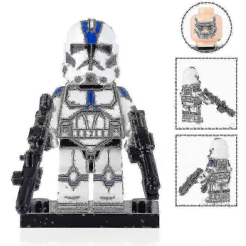 501st Legion Clone Trooper Army Set Mini Captain Rex Jesse And Echo ...