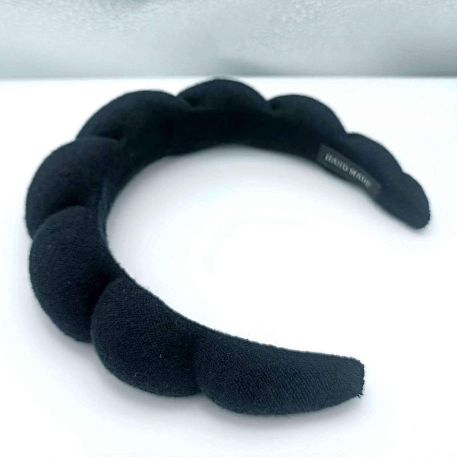 Hair Band High Head Band Towel Flannelette Head Button Twist Headband ...