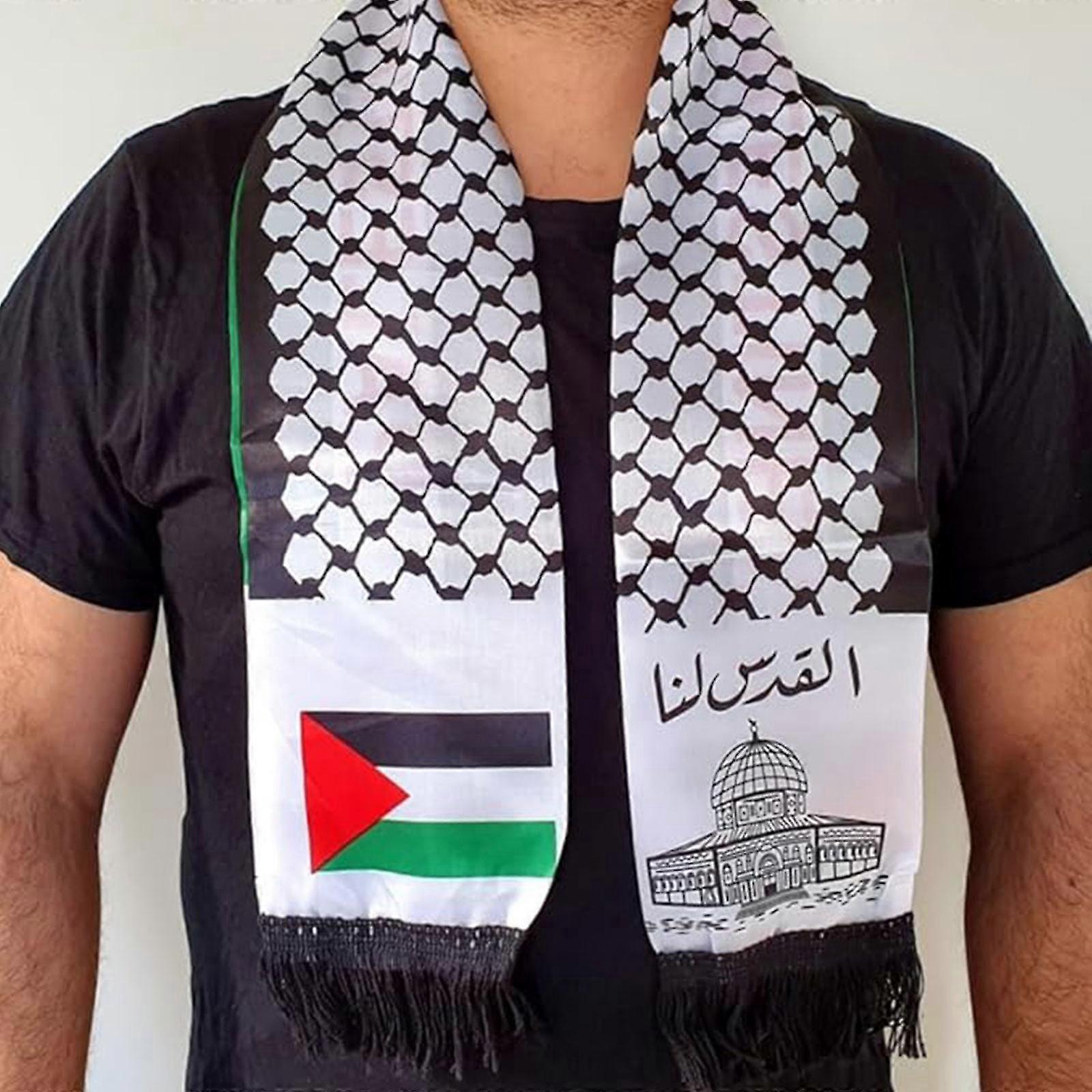 135cmpalestine Flag Scarf Palestinian Keffiyeh Jerusalem - Free ...