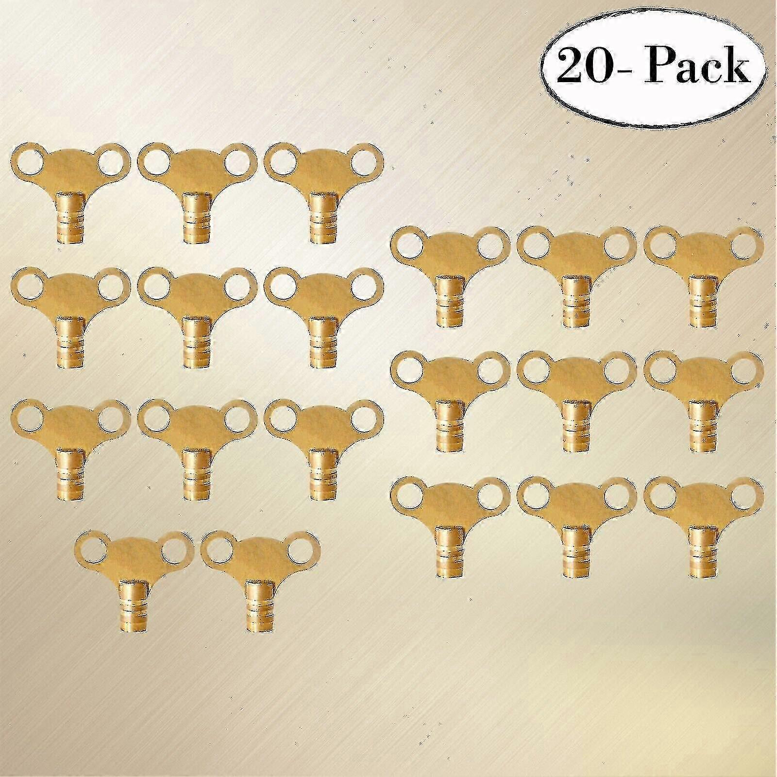 Radiator Plumbing Bleed Bleeding Key Keys Solid Brass For Venting Air ...