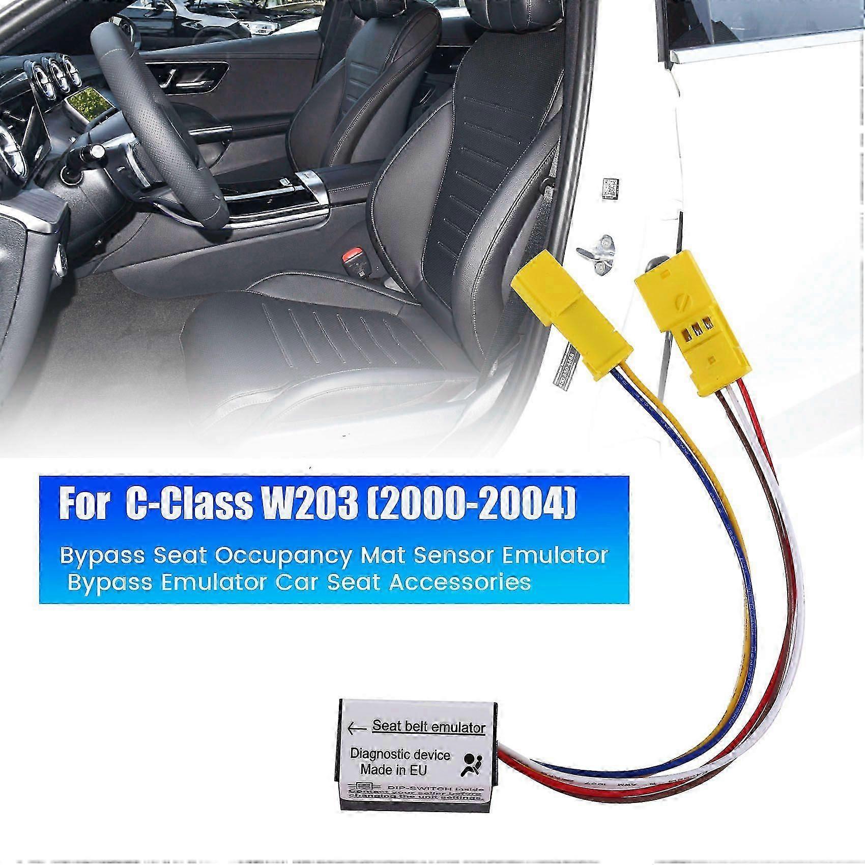 For C-Class W203 (2000-2004) Bypass Seat Occupancy Mat Sensor Emulator ...
