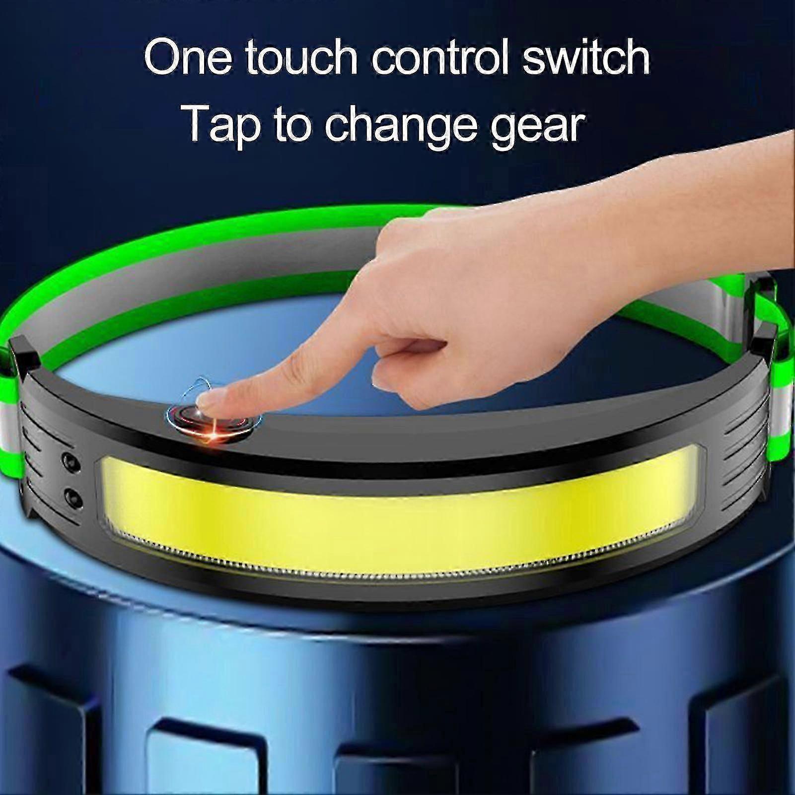 1 Set Light Headlight Soft Light IPX4 One-key Control Illumination ...