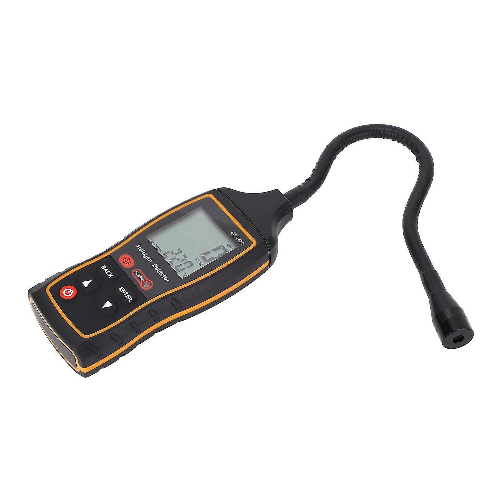 Halogen Gas Detector 0‑1000PPM LCD Display HVAC Refrigerant Freon Leak ...