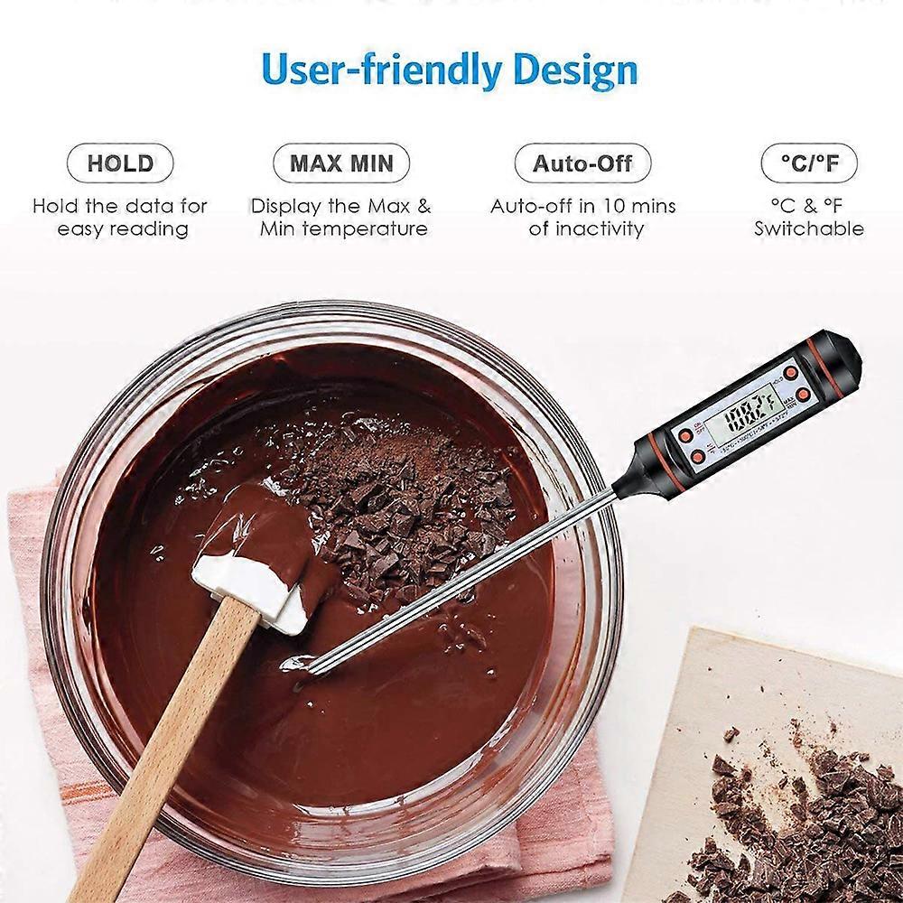 Easy to Use Digital Thermometer, High Accuracy for Kitchen Cooking ...