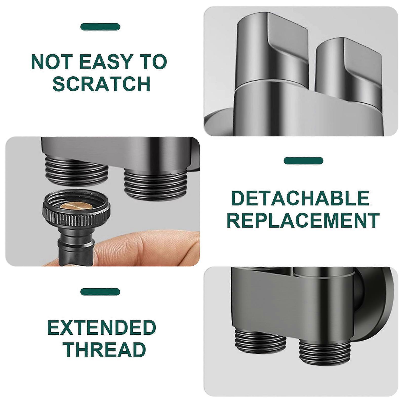 Multifunctional G1/2 Double Control Faucet Two Way Control Valves ...