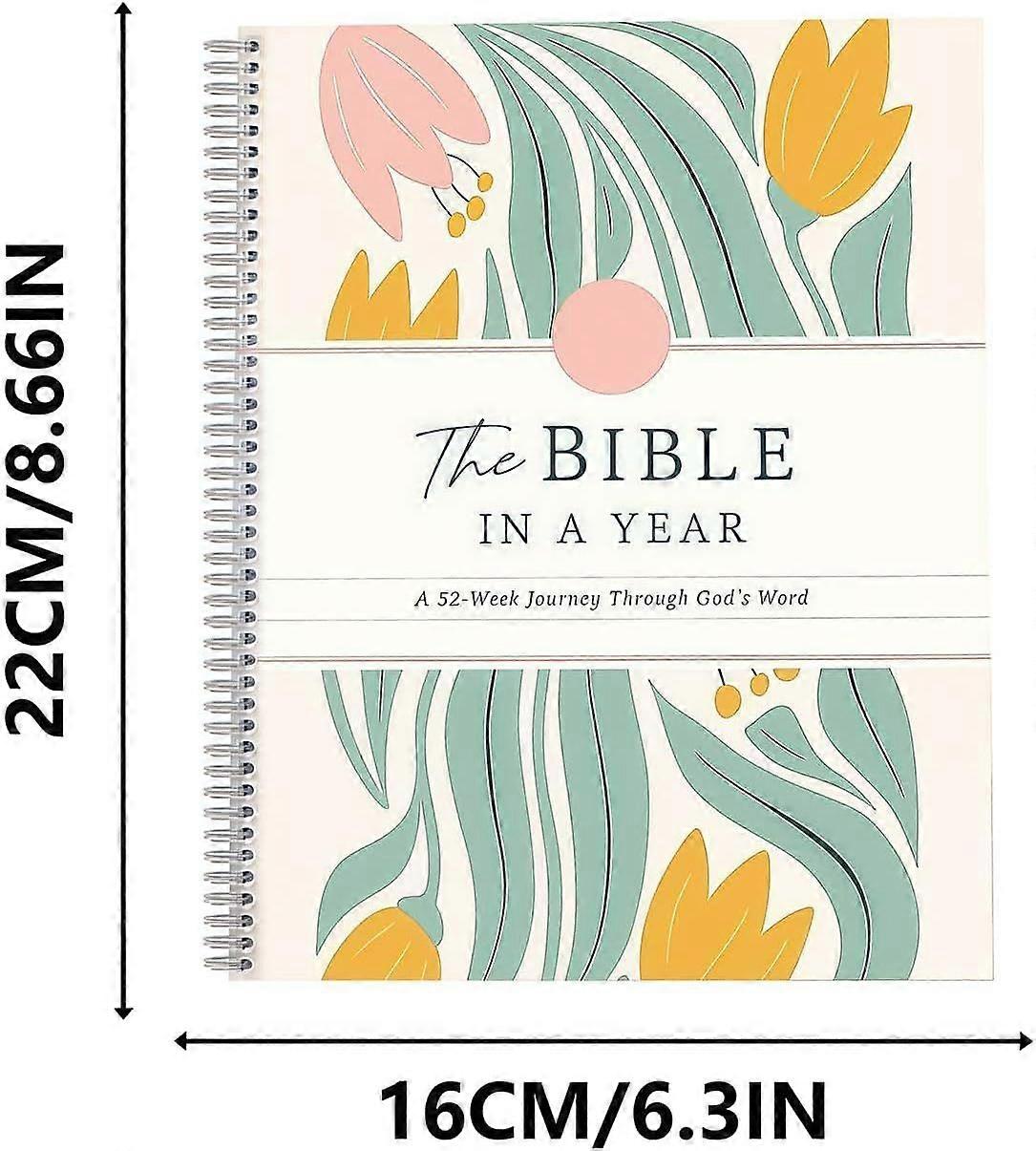 La Biblia en un año: Un estudio de 52 semanas a través de la Palabra de ...