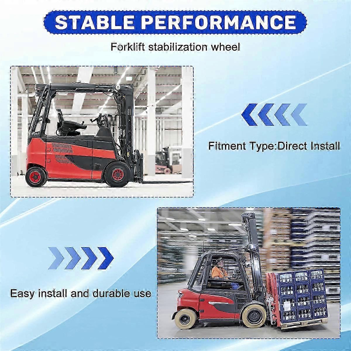 12mm Forklift Stabilizer Wheels For Linde Electric Stacker Fenwick ...