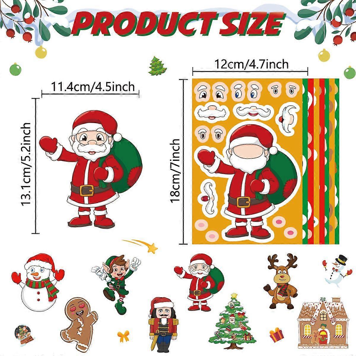 New Christmas Party Stickers, Christmas Party Gift Box Gift Sticker ...