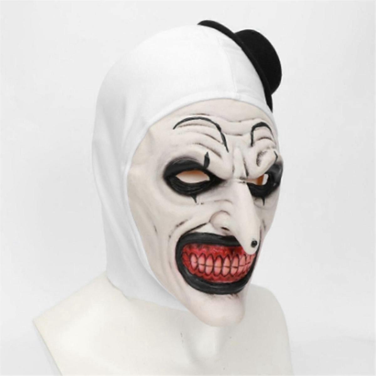 Halloween Terrifier Mask Killer Clown Mask Scary Joker Costume ...