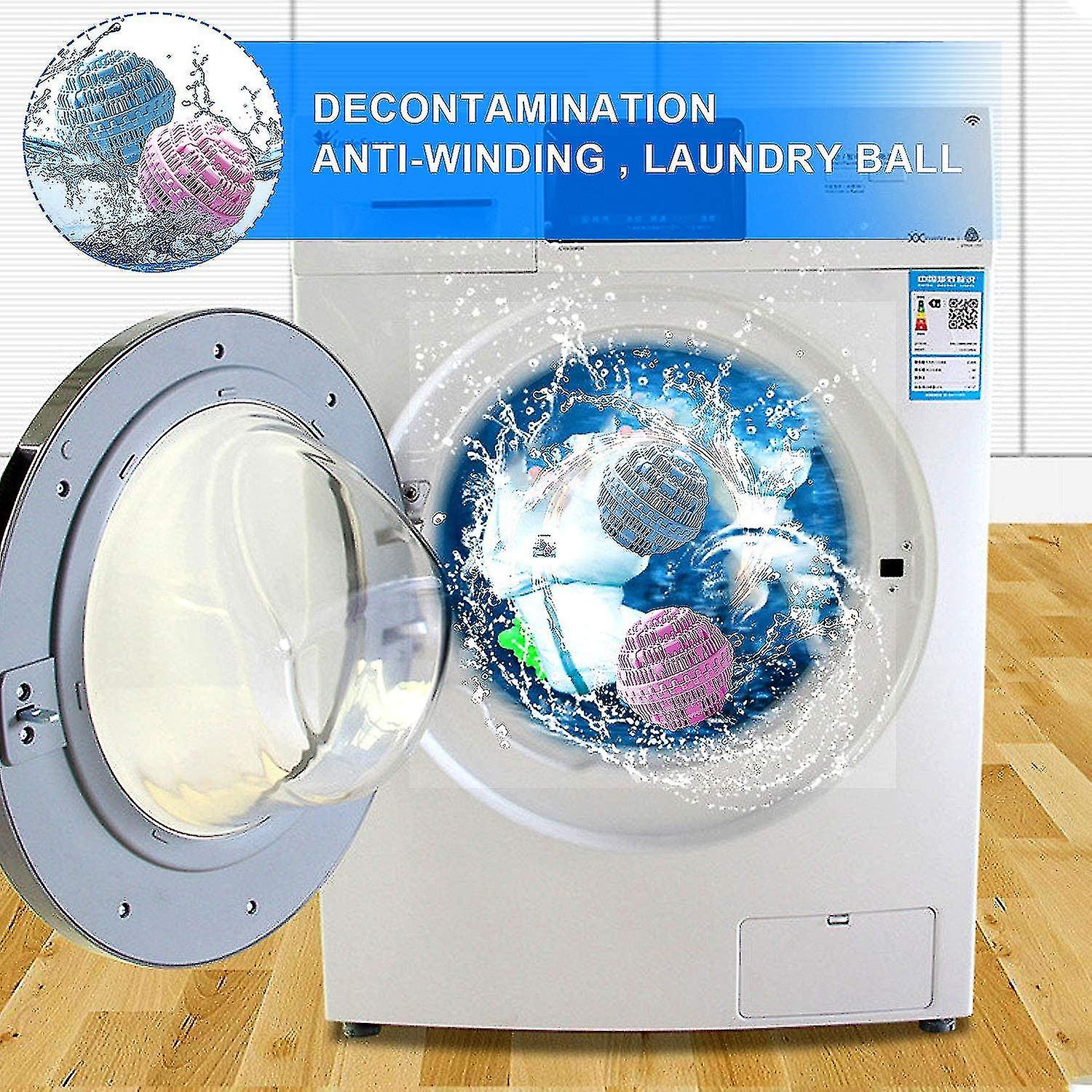 Washing Balls, Reusable Eco-friendly Washing Ball, Natural Laundry Ball ...