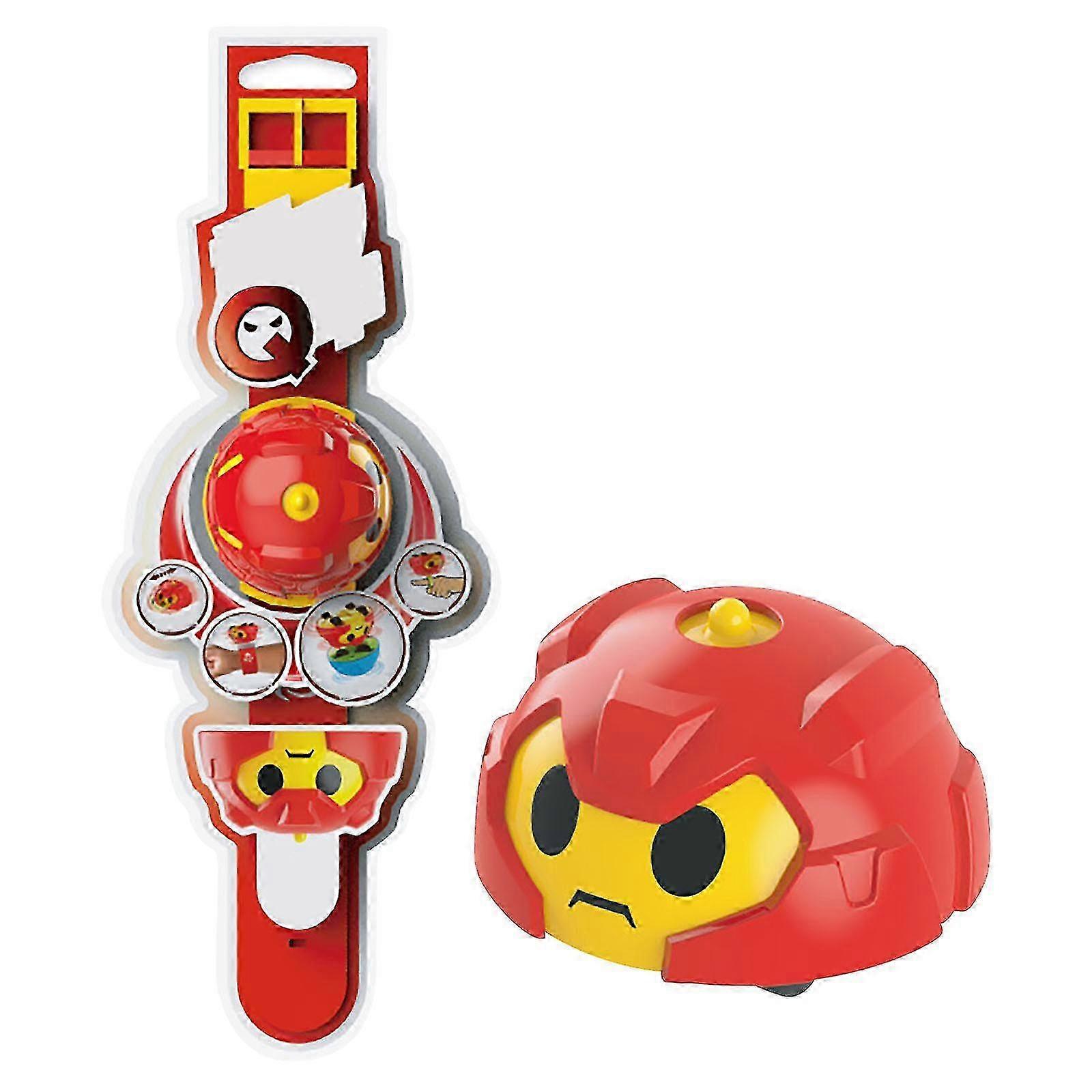 Rotating Gyro Watch Car Toy Spinning Top Pull Back Car Interactive Gift ...