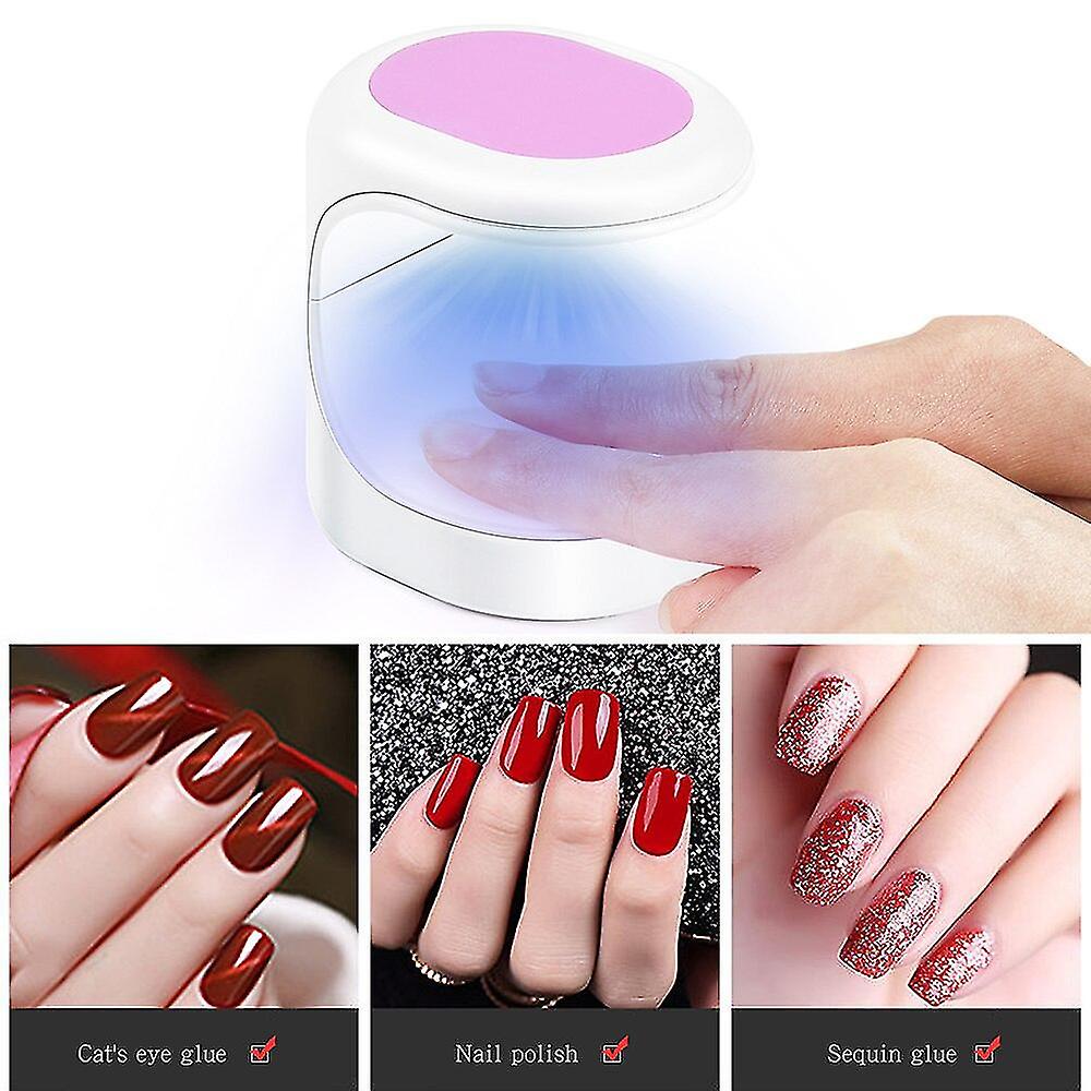 16w Nail Drying Lamp Uv Led Lamp Nail Mini Portable Nail Dryer With Usb ...