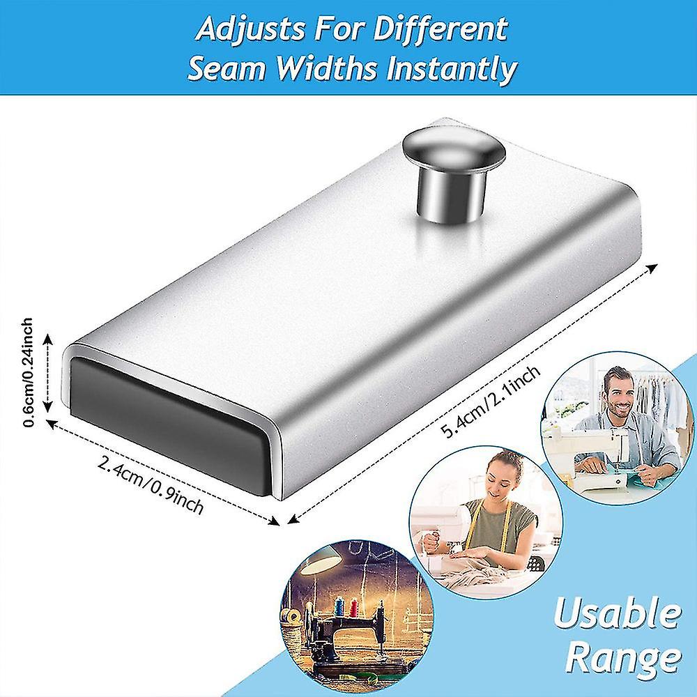 2pcs Magnetic Seam Guide Sewing Machine Seam Gauge Sewing Gauge ...