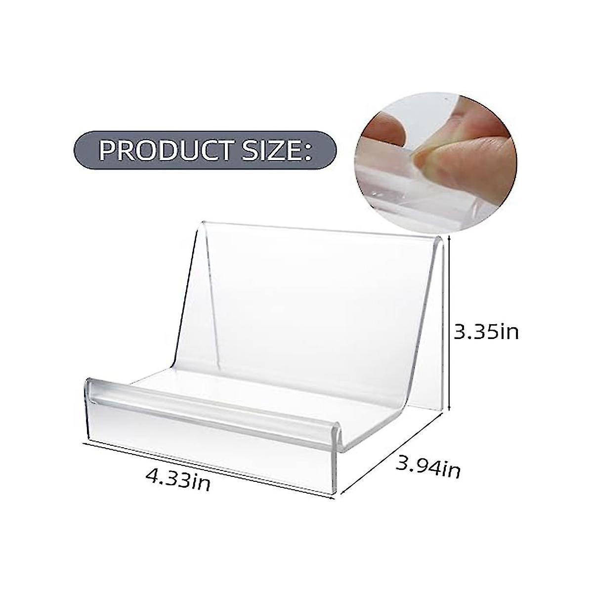 6 Pack Purse Display Stand Acrylic, Clear Acrylic Wallet Display Stand ...