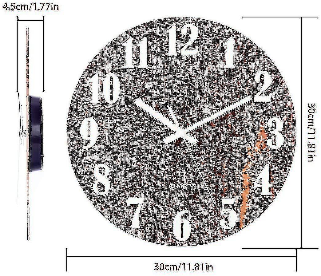 Luminous Wall Clock, Modern Decorative Silent Wall Clock, Large Dial ...